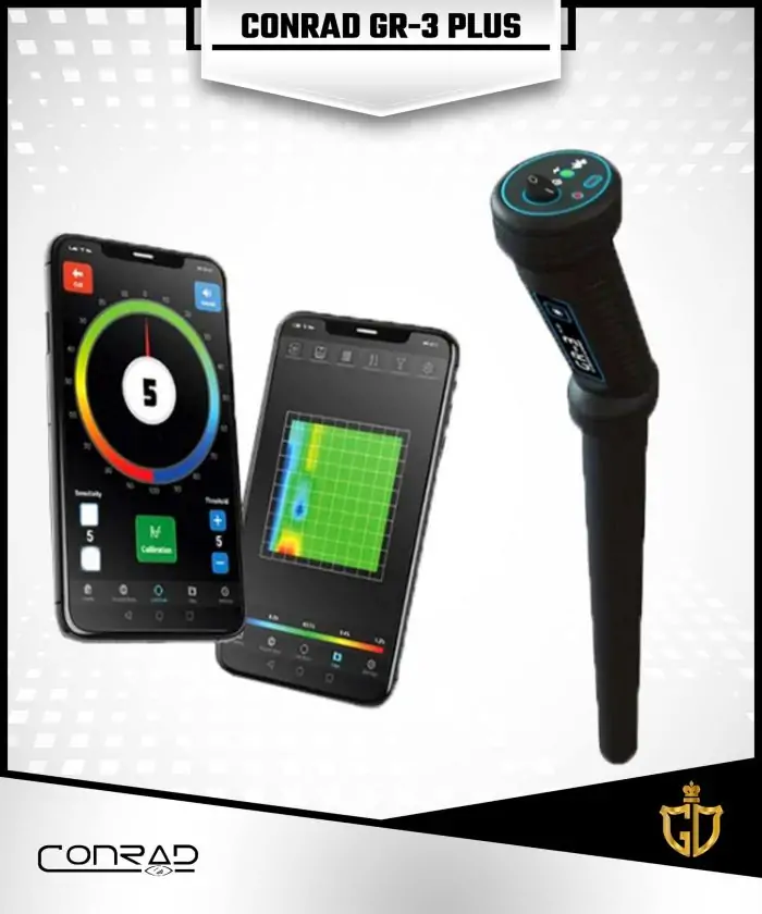 CONRAD GR-3 PLUS is a 3D ground scanner metal detector