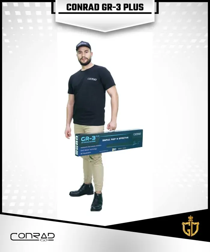 CONRAD GR-3 PLUS is a 3D ground scanner metal detector