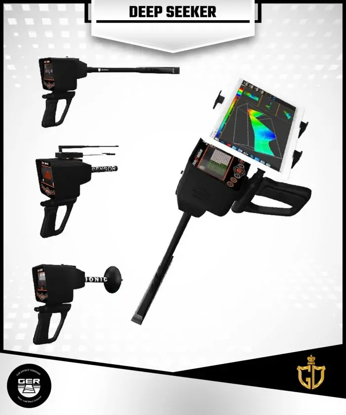 Deep Seeker Metal and Gold Detector has Five different search systems