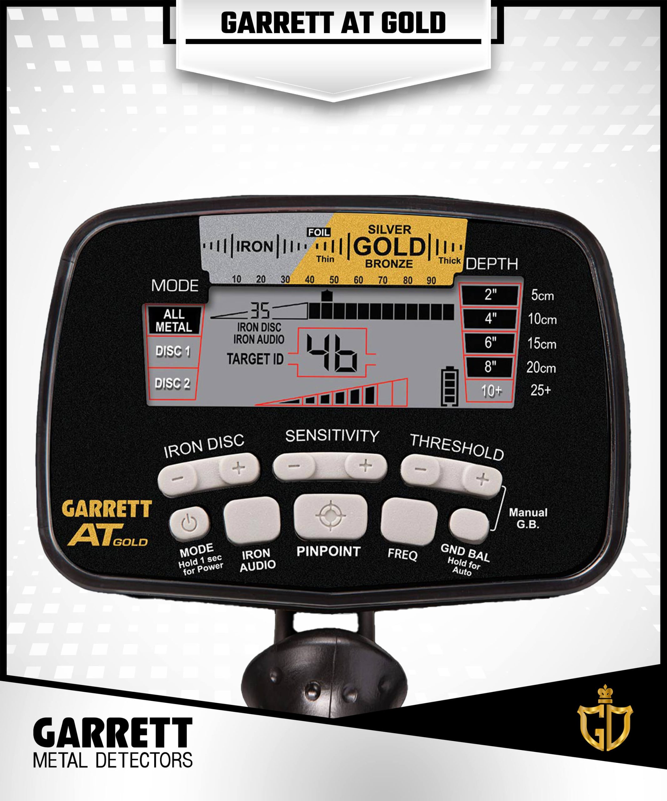 Garrett at Gold Waterproof Metal Detector | the best 2024