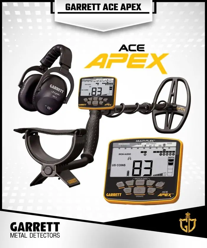Garrett ace apex metal detector is a new innovative metal detector