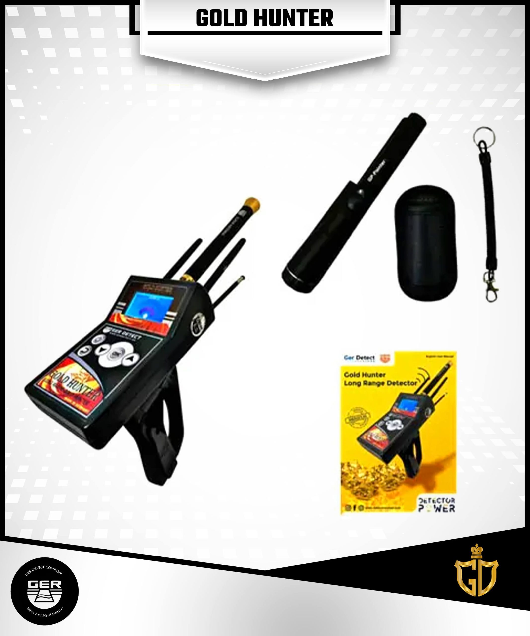 Gold Hunter Professional Geolocator Long Range Metal Detector