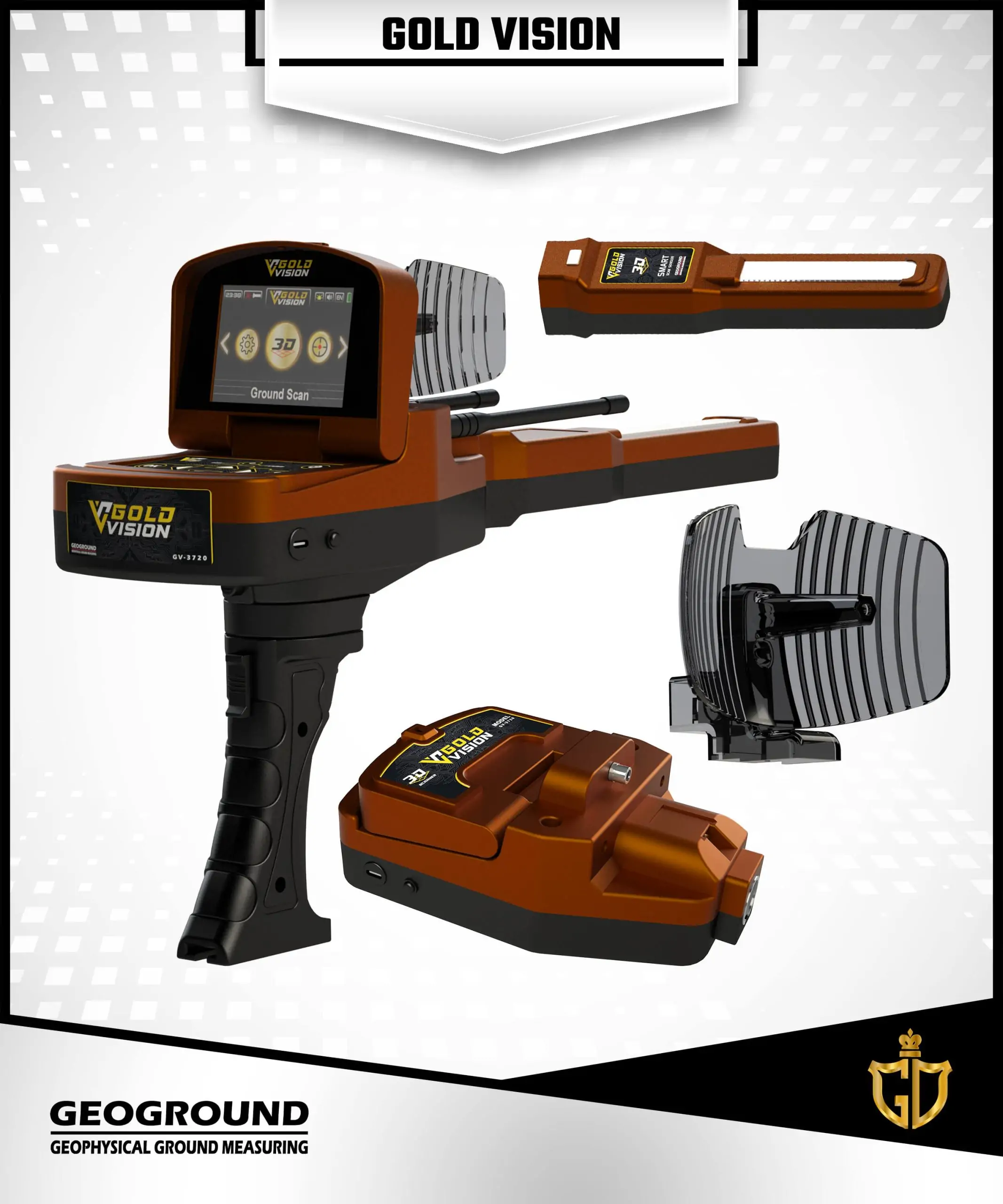Gold Vision a powerful metal detector - golden detector company