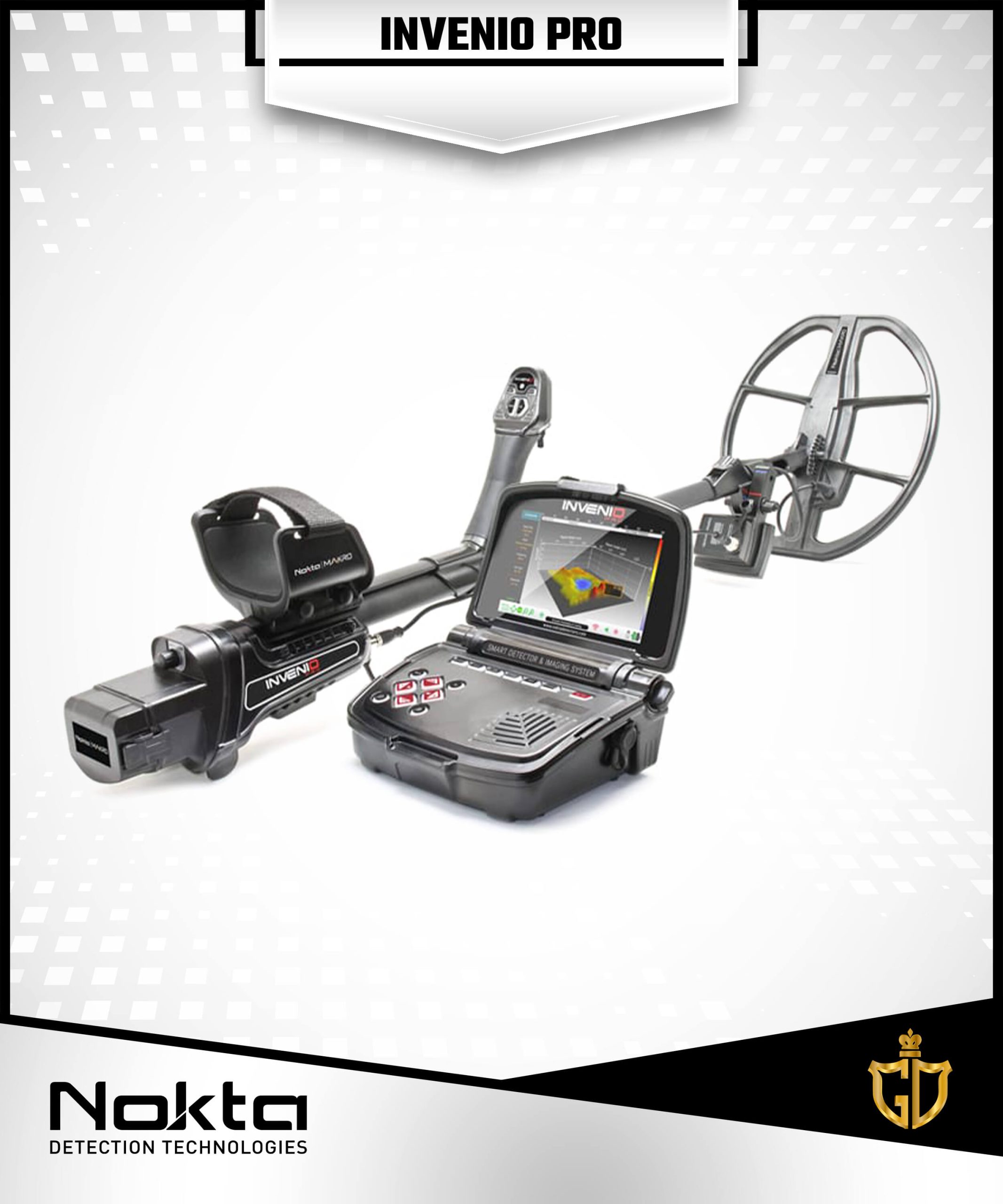 INVENIO PRO The gold and treasures detector with imaging system