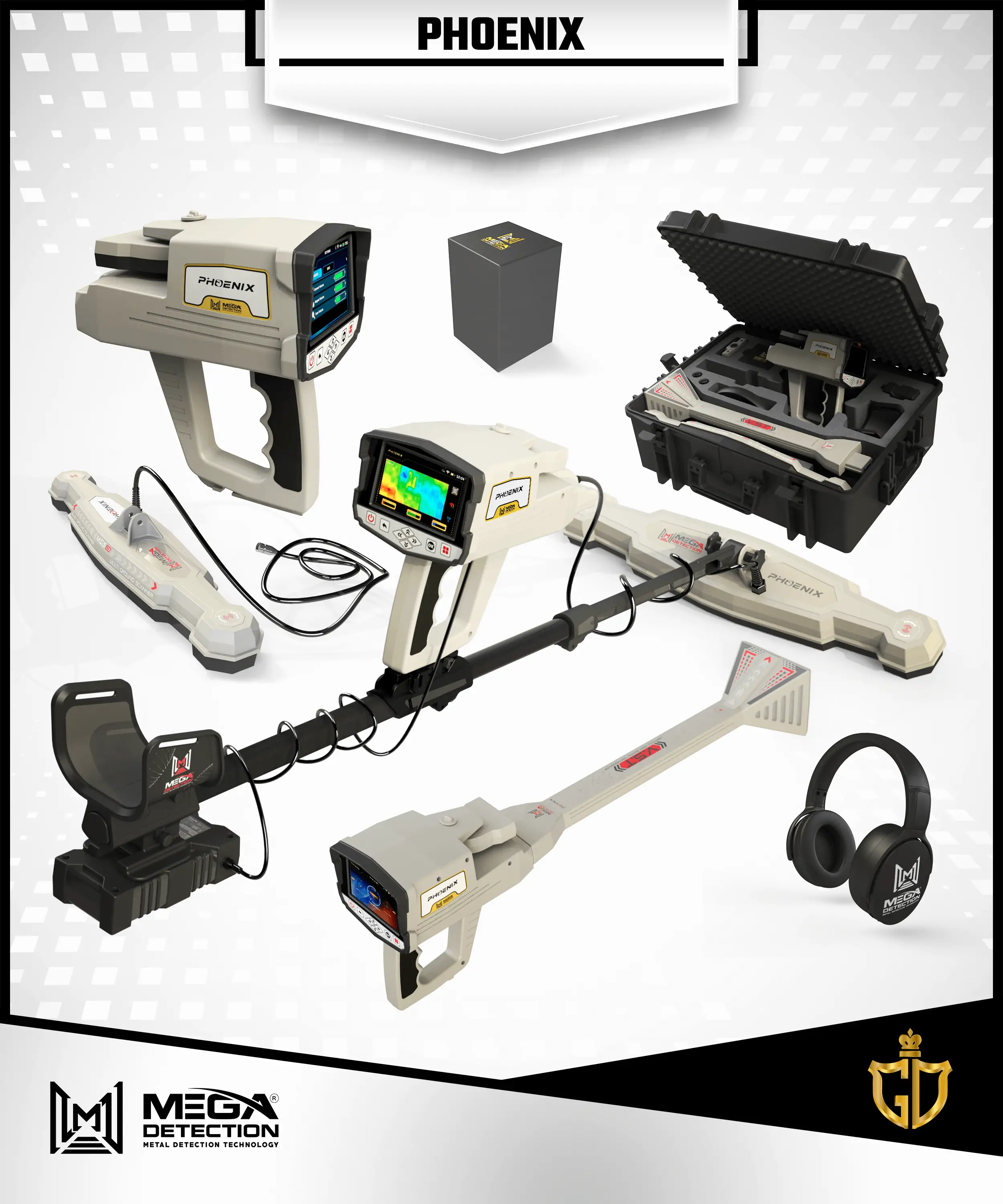 Phoenix Metal Detector and 3D Ground Scanner - best 3 Search Systems