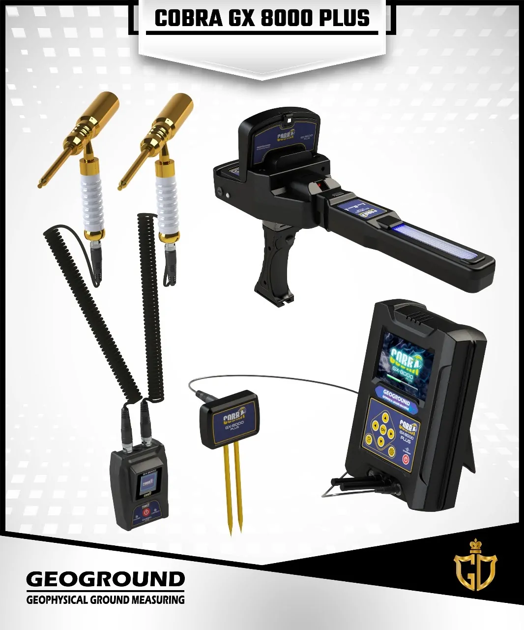 COBRA GX 8000 Plus 3D Imaging & Long Range Metal Detector